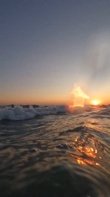 Закат Солнца в Черном море #анапа2024 #travel #закат #закатсолнца #джемете