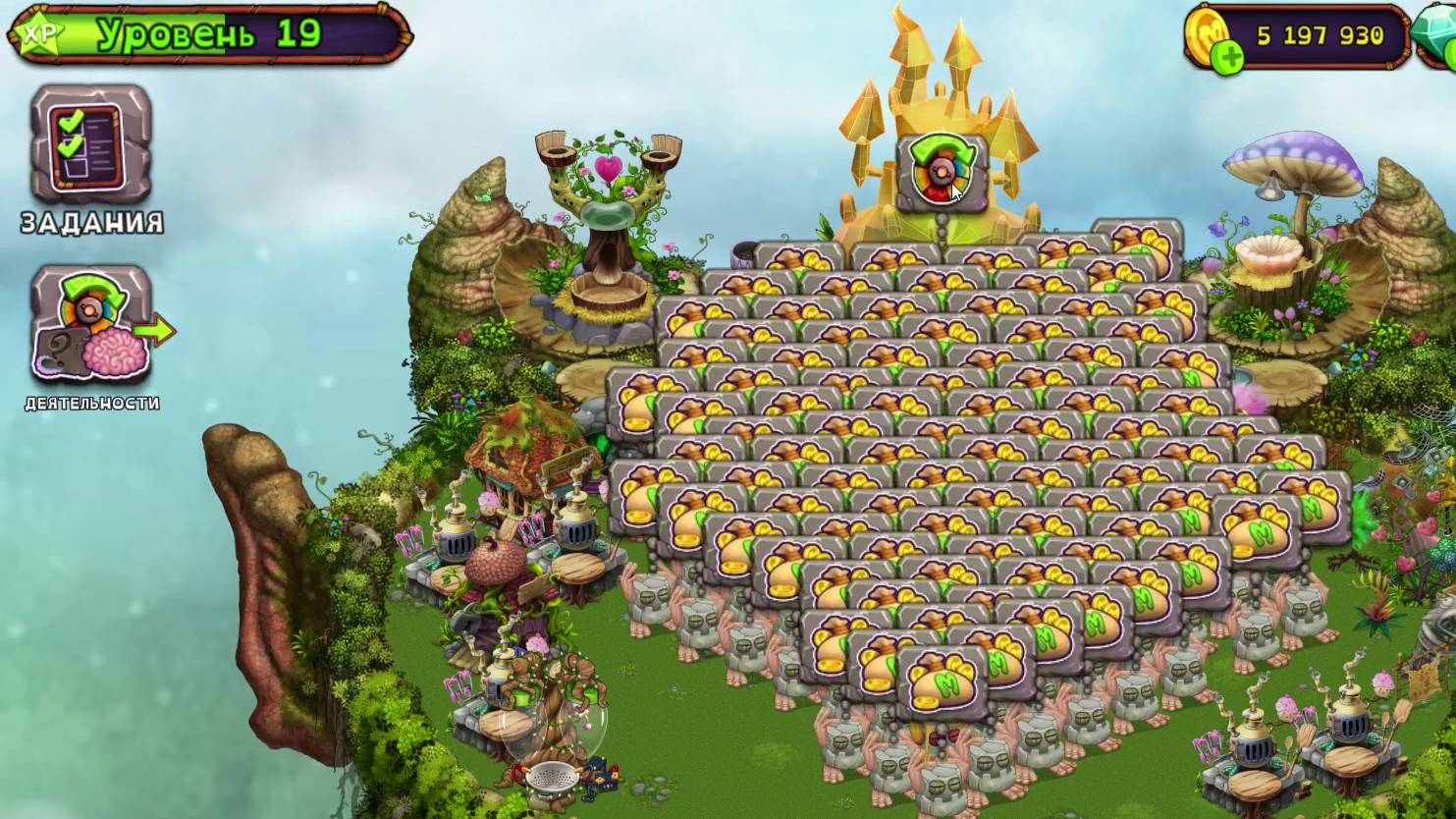 My Singing Monsters: зашли с утра, 5 000 000 за несколько часов с Кликера