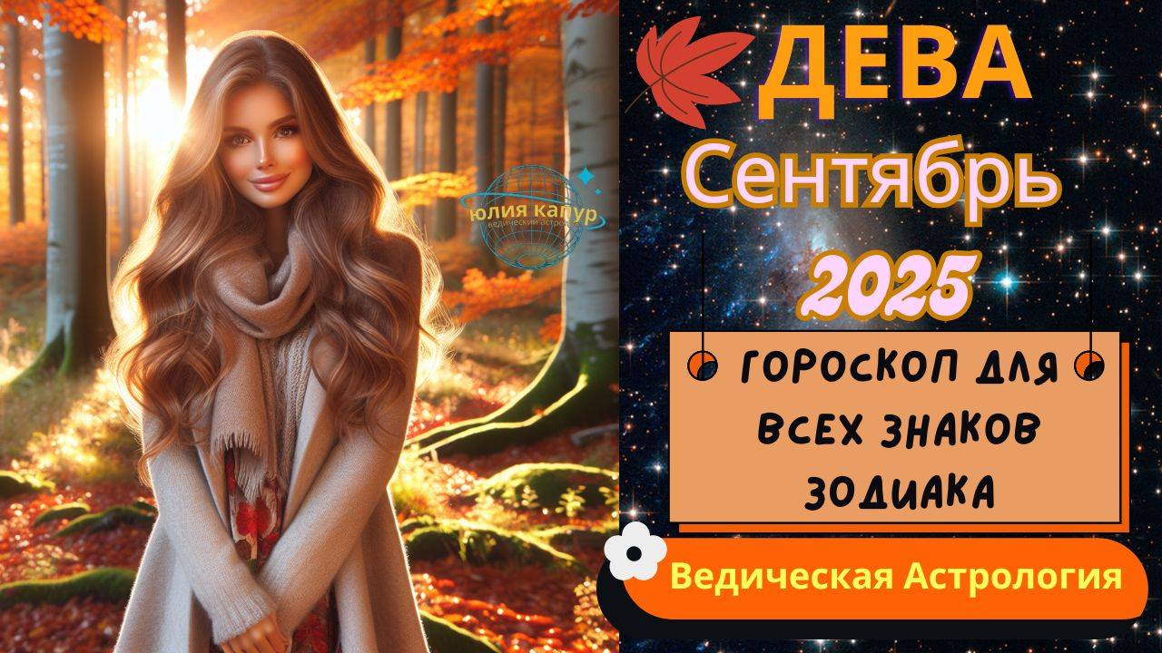♍Дева - гороскоп на Сентябрь 2025 года. От Юлии Капур