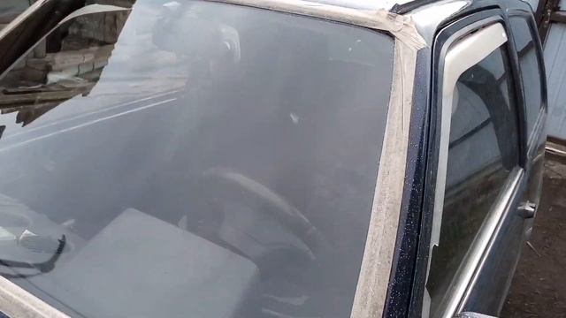 Полировка лобового стекла.
