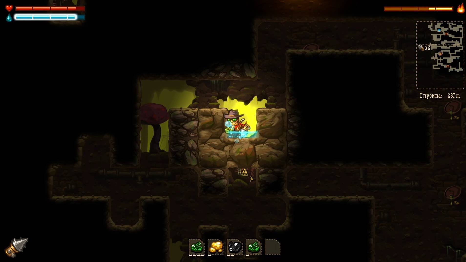 "SteamWorld Dig". Еще глубже... 03