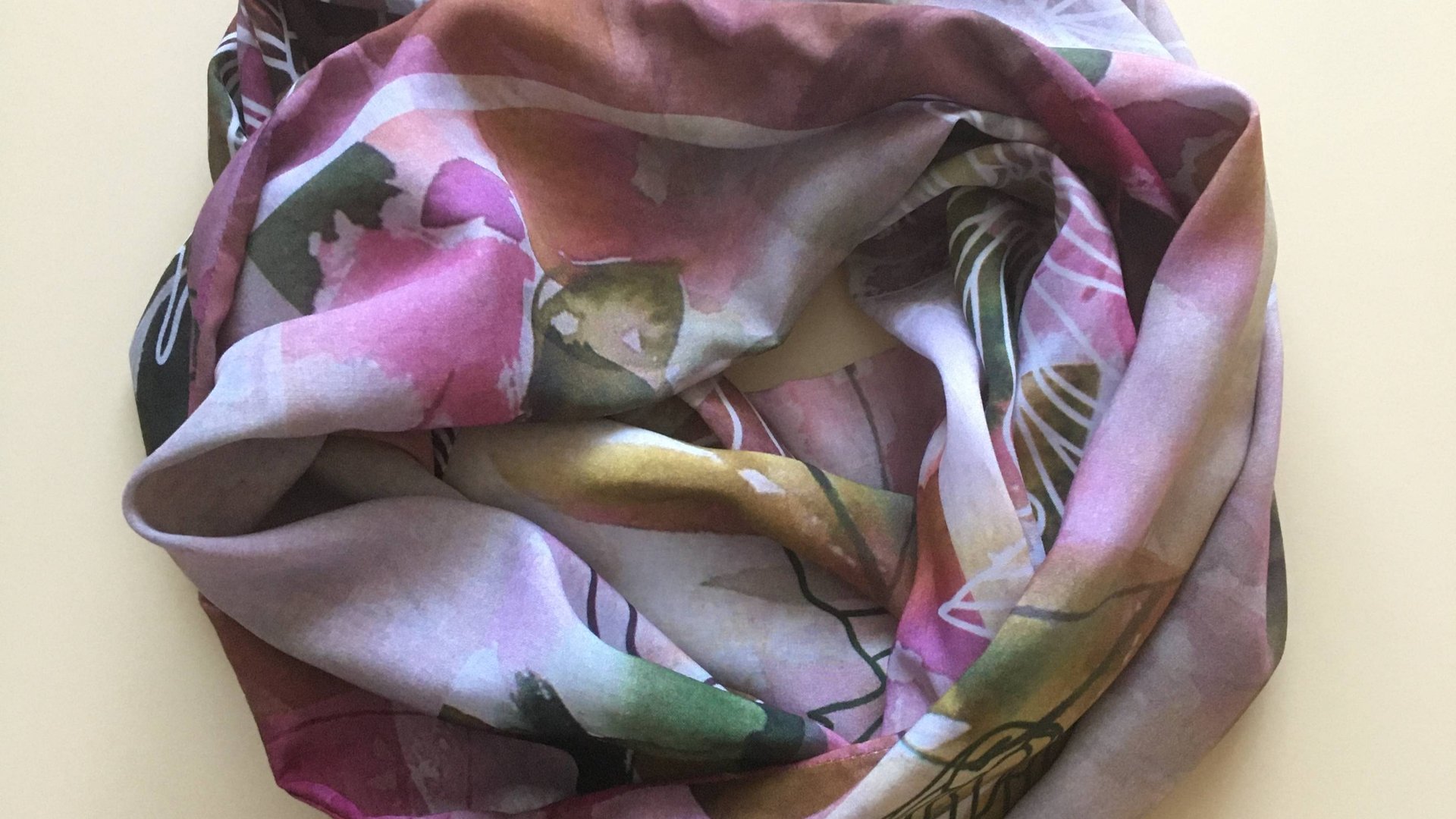 Снуд из вискозы павловопосадский