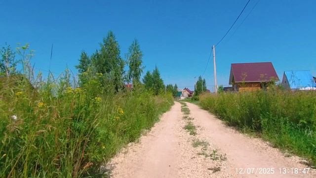 Голубая улица в Загуры  Йошкар-Ола июль 2025