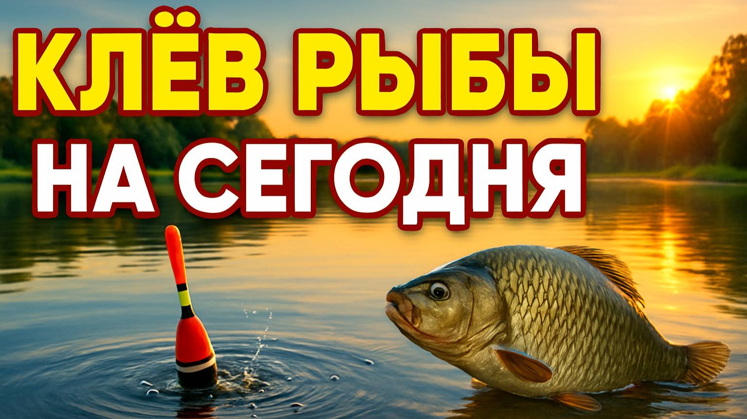 Где клюёт рыба 7 августа? Полный прогноз клева + советы по снастям и наживке