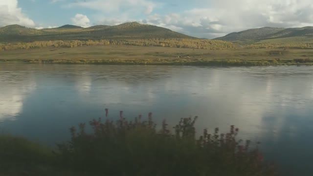 Чернышевск - Куэнга - Шилка, вид из окна поезда (Транссибирская магистраль).