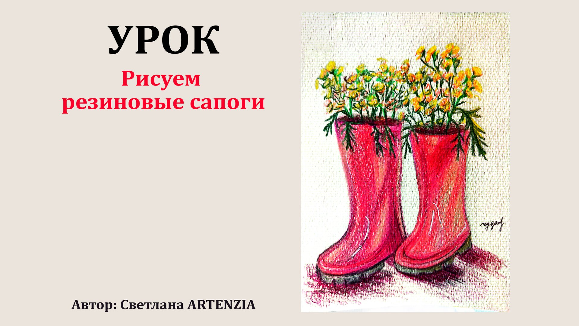 Резиновые сапоги