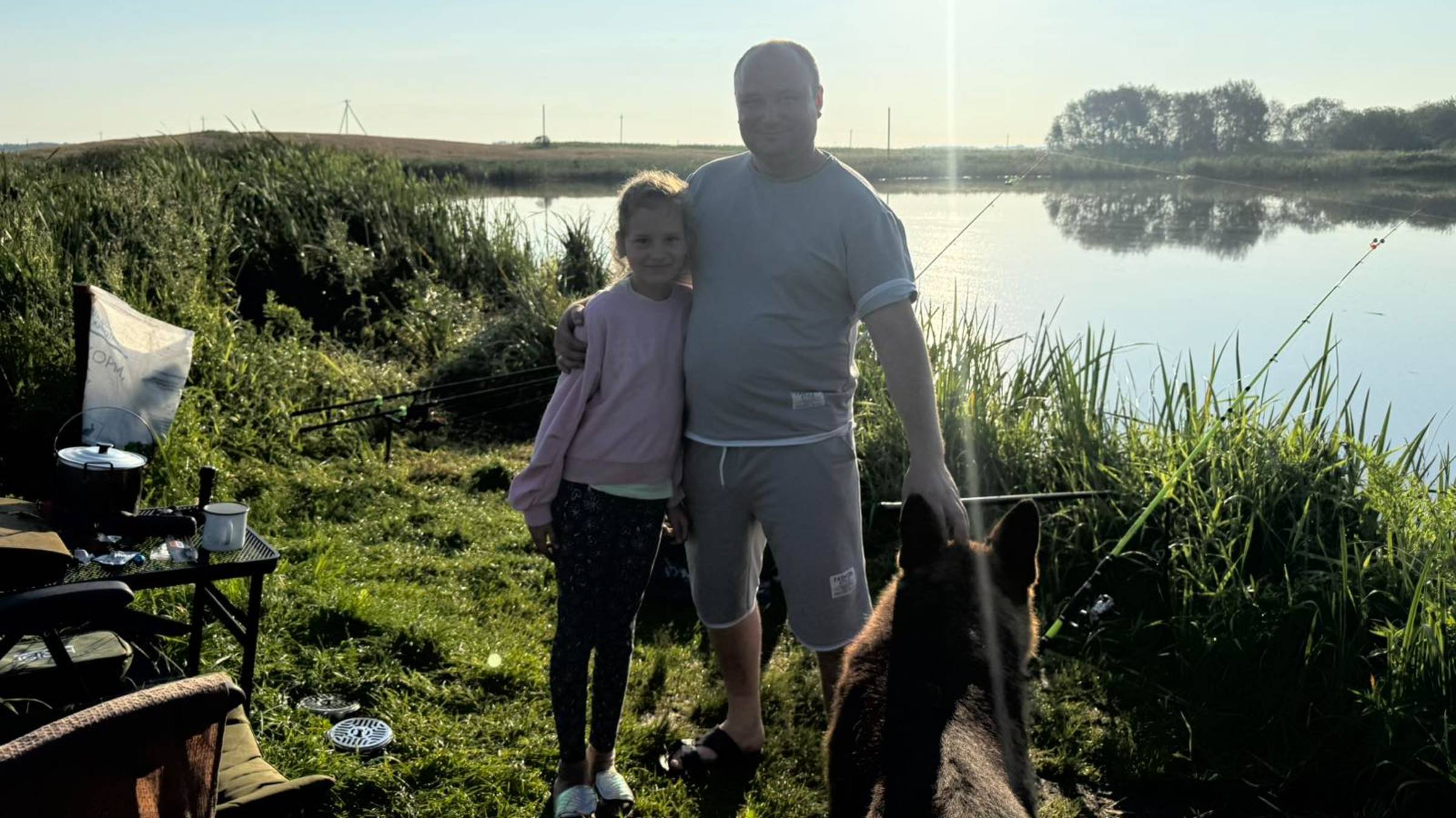 С НОЧЕВКОЙ На Рыбалку С Дочкой. Поиск места. ВСТРЕЧА с другом. ОБУСТРОИЛИ Лагерь. ГОТОВИМ на костре