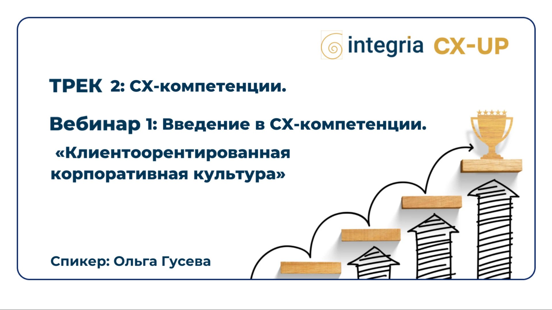 Трек 2. Вебинар 1. Клиентоорентированная корпоративная культура