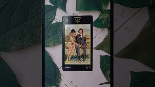 Для начинающих.Таро Манара.Младшие арканы.Двойка Земли.
