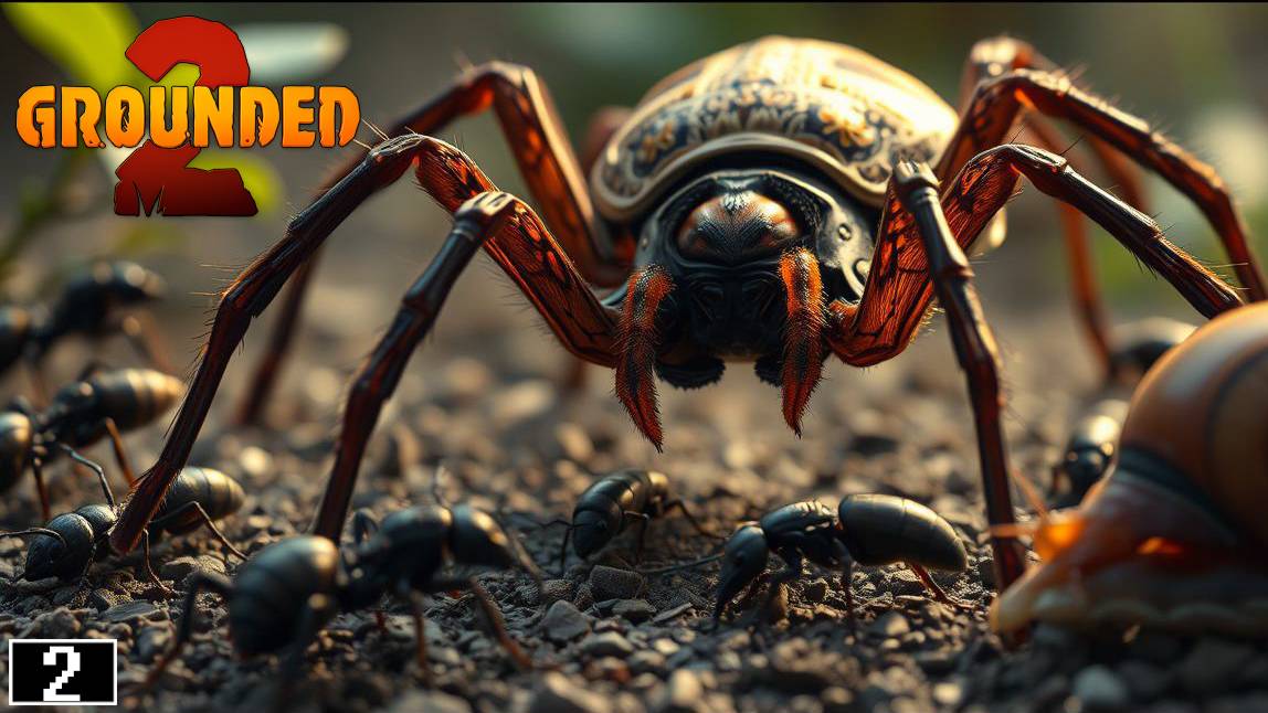 Меня опять унижают пауки... Но я просто так не дамся! Grounded 2 #2