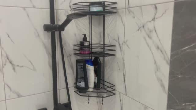 Распаковка и обзор товара. Угловая полочка для ванной.