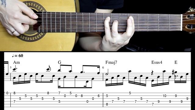 Любовь - волшебная страна из х / ф "Жестокий романс" / На гитаре demo + разбор / Ноты Табы