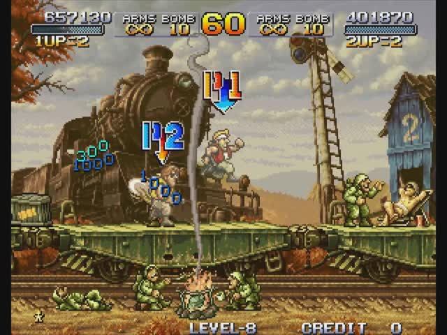 TAS, (Arcade) Metal Slug X - ＂2 players＂ in 15m 37.90s by zk547