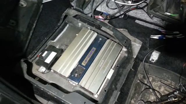 Установка усилителя Pioneer Carrozeria GM-X9400 В УАЗ часть1