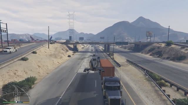 Grand Theft Auto V. Все полёты под мостом.