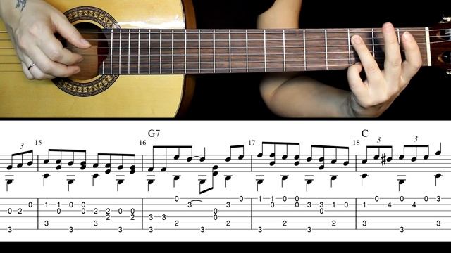 Мелодия Марш троицы из х / ф "Кавказская пленница" / На гитаре demo + разбор / Ноты Табы