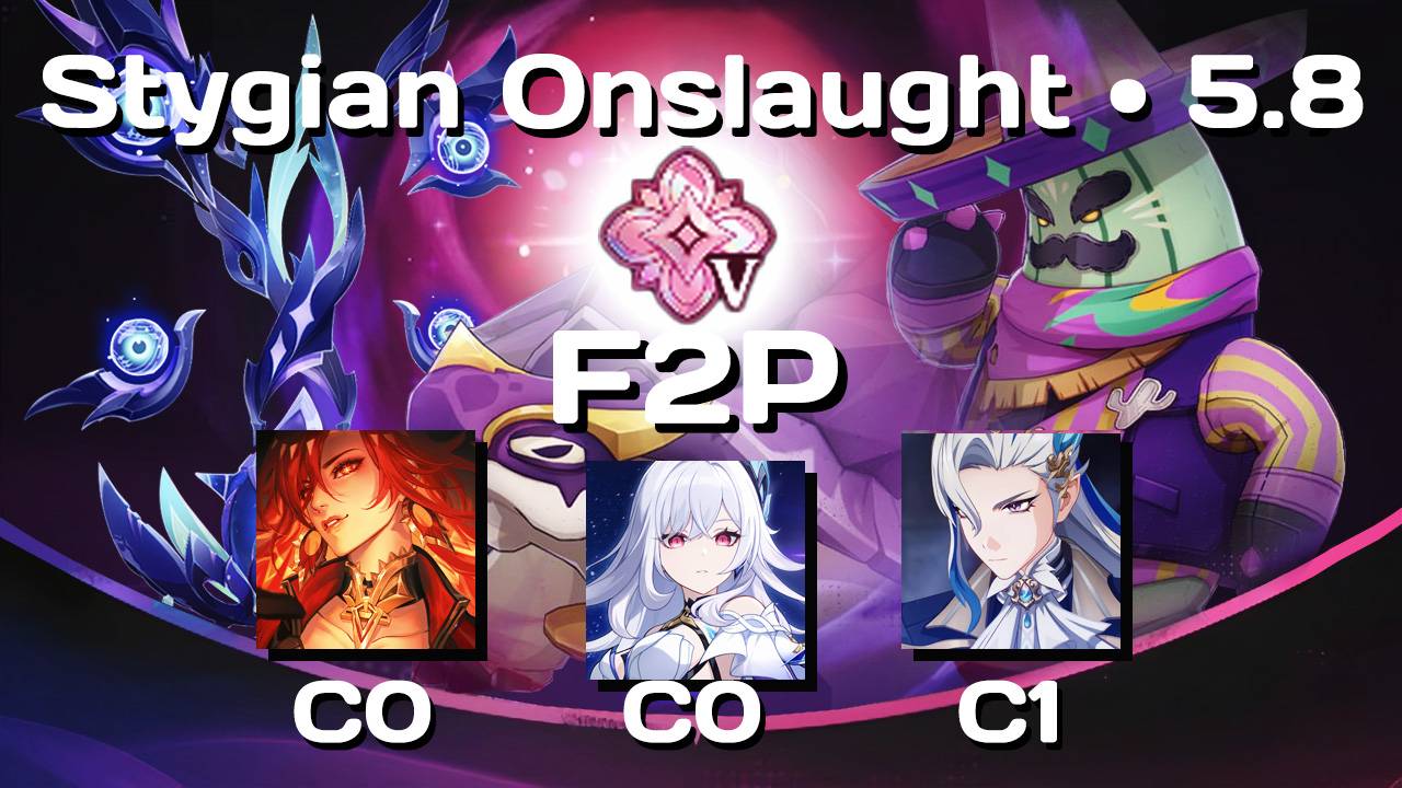 Genshin Impact F2P • Мрачный Натиск • Бесстрашный • v5.8