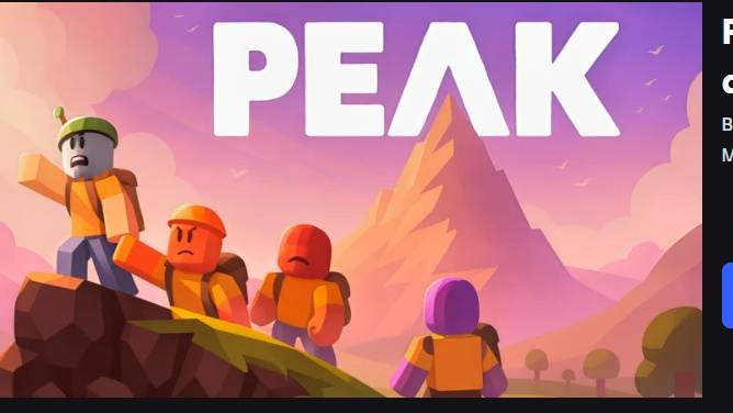 Peak (Climb or die)|Roblox game