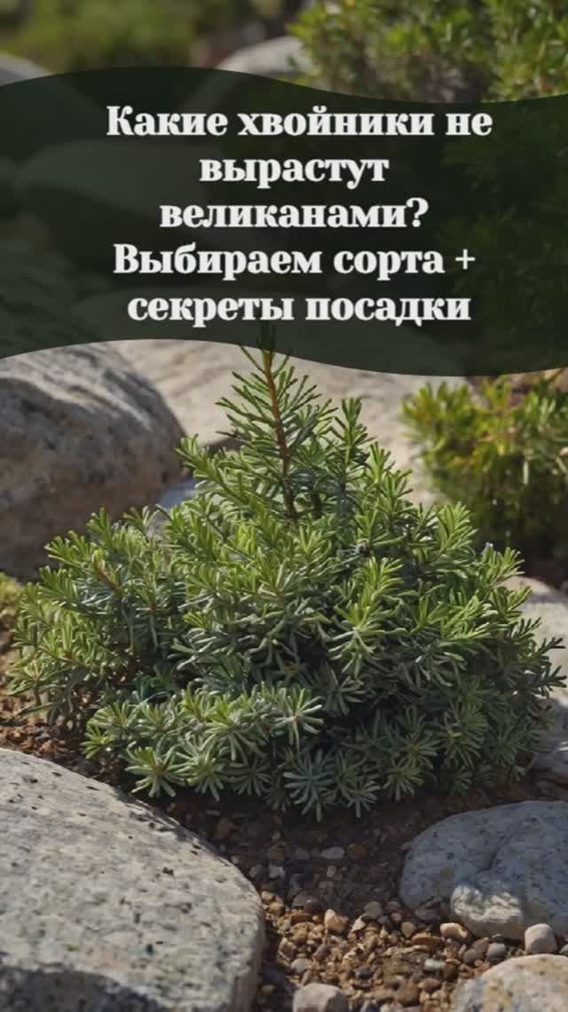 Как выбрать хвойное растение? Секреты осенней посадки хвойных #хвойные #туи