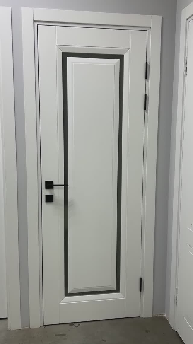 Premium Lumos 1 Hard Cloud. Щитовая. Эмаль. Парящая филёнка. ВЛАДИМИРСКАЯ ФАБРИКА ДВЕРЕЙ.