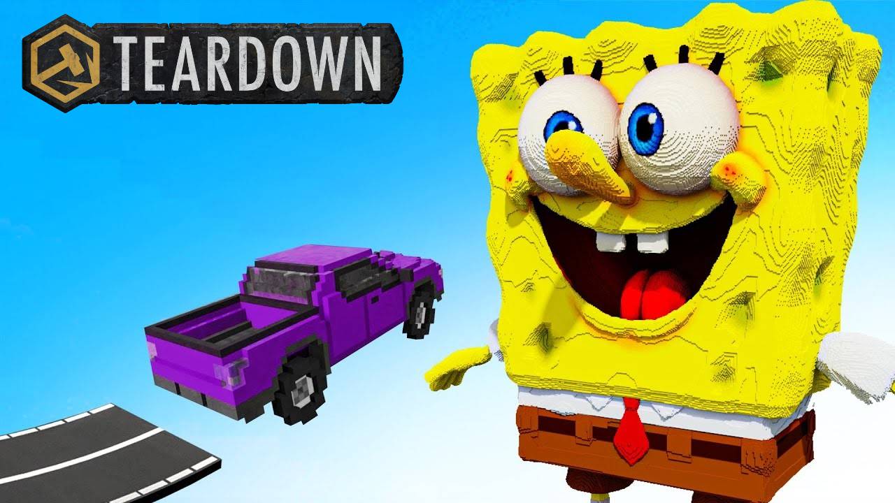 Cars vs Spongebob | Teardown