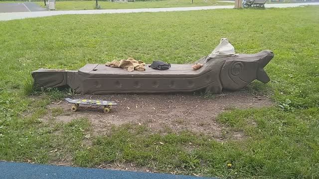 Парк деревянных скульптур в Уве