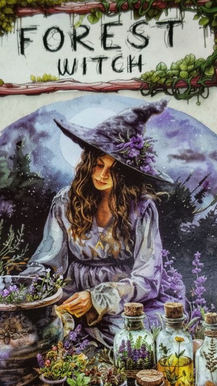 Распаковка наклеек "Лесная ведьма" ч.4 #распаковка #асмр #ведьма #природа #лес #магия #фэнтези