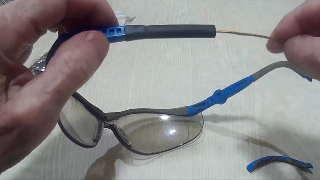 БЫСТРЫЙ РЕМОНТ ОЧКОВ ТЕРМОУСАДОЧНОЙ ТРУБКОЙ