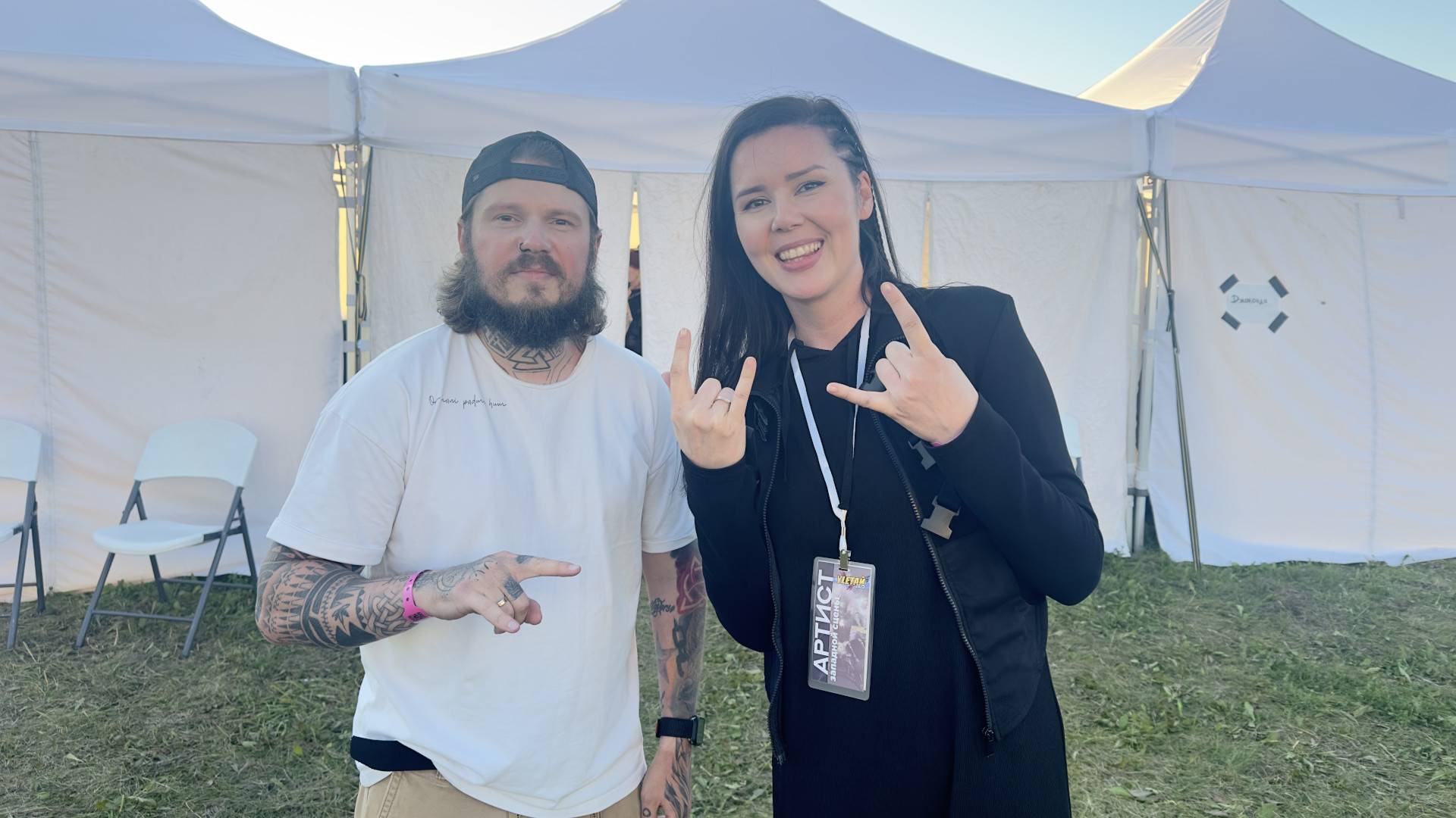 Группа HELVEGEN - Интервью на фестивале Улетай-2025