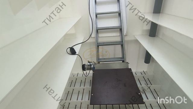 Обзор💡 Лифт подъемник в пластиковом погребе Титан Агроном [лучший погреб БЕЗ металлического каркас]