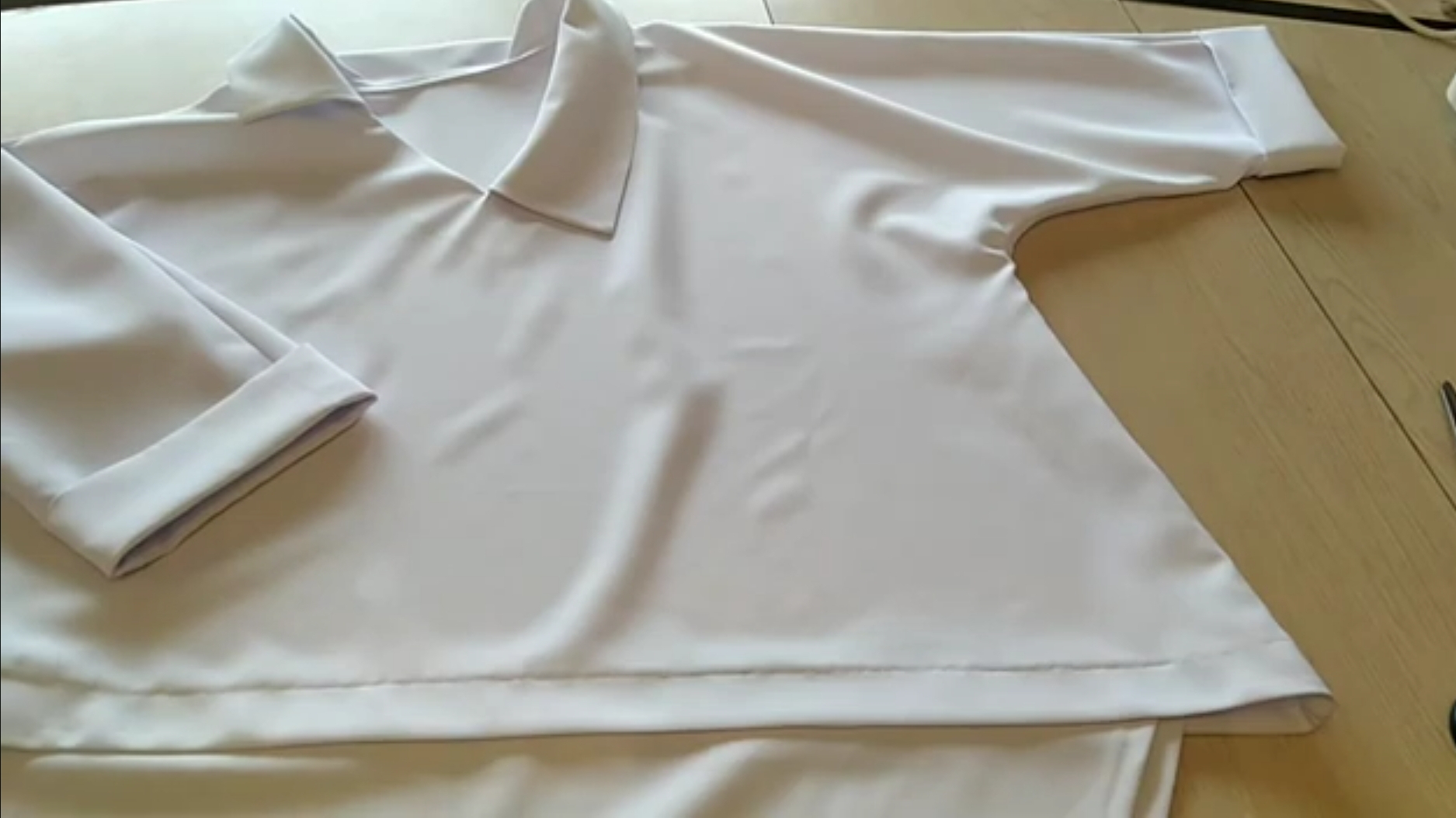 Обработка низа рукава с отворотом