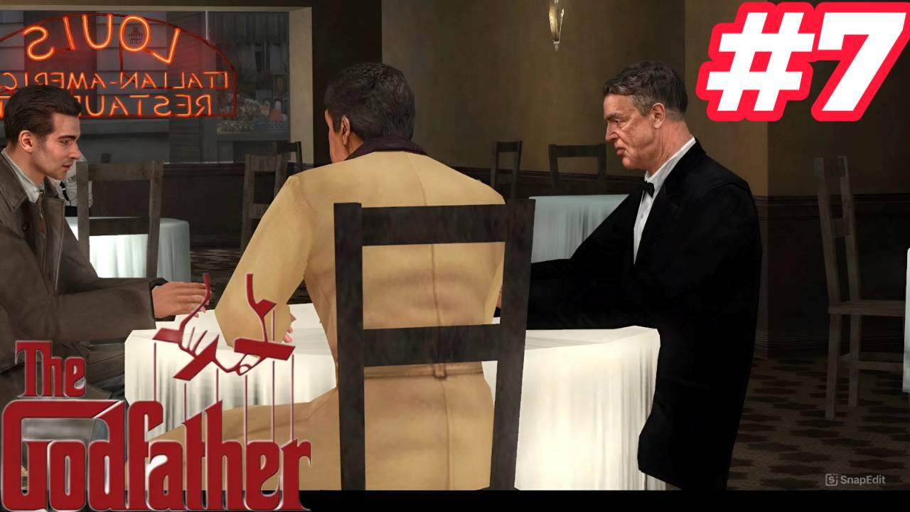когда майкл перешел черту и стал такой же как и его семья  в The Godfather - The Game # 7
