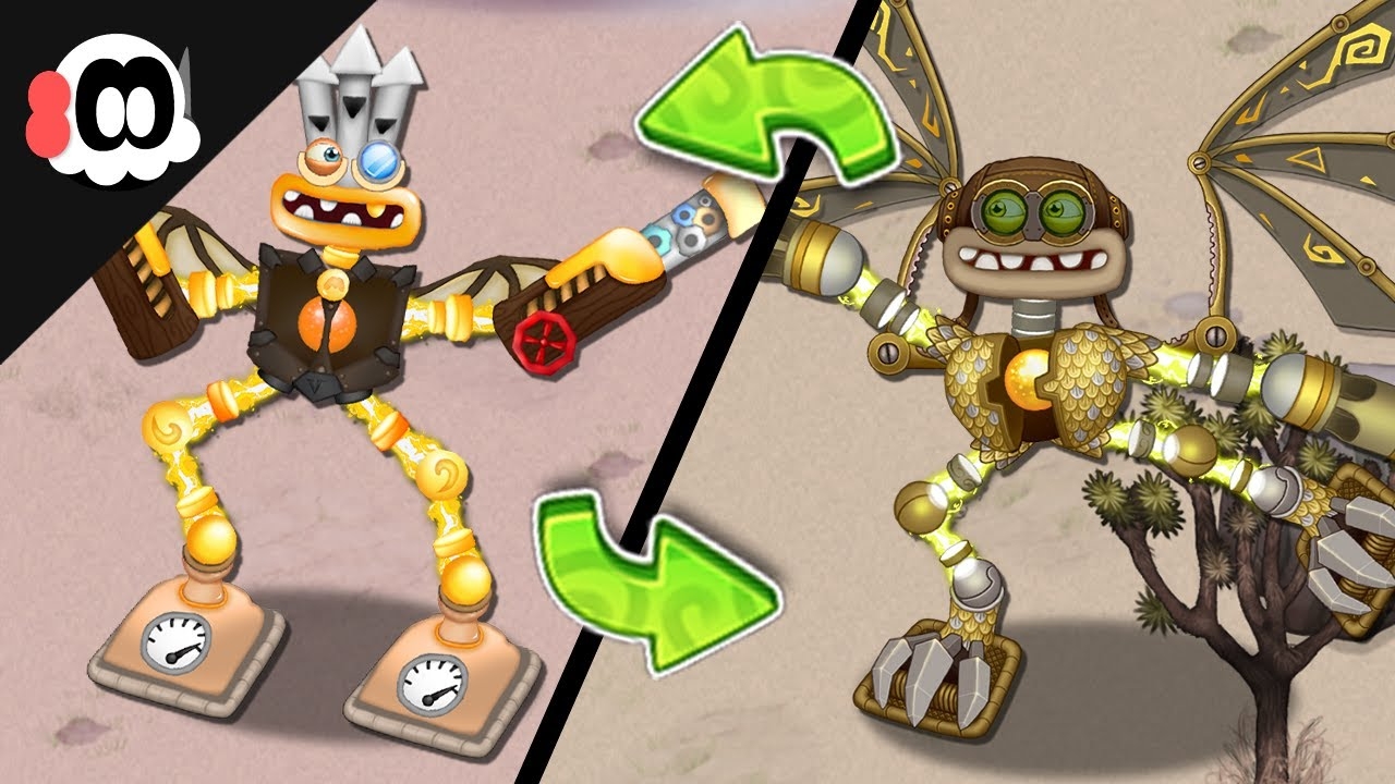 ОРИГИНАЛ И ФАНАТСКИЙ ЭПИЧЕСКИЙ КОРОБАС ОСТРОВА ВОЗДУХА ПОМЕНЯЛИСЬ МЕСТАМИ В My Singing Monsters