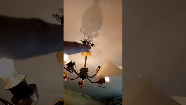 Реставрация лампы 5 рожков 1965г-1974г.Финал