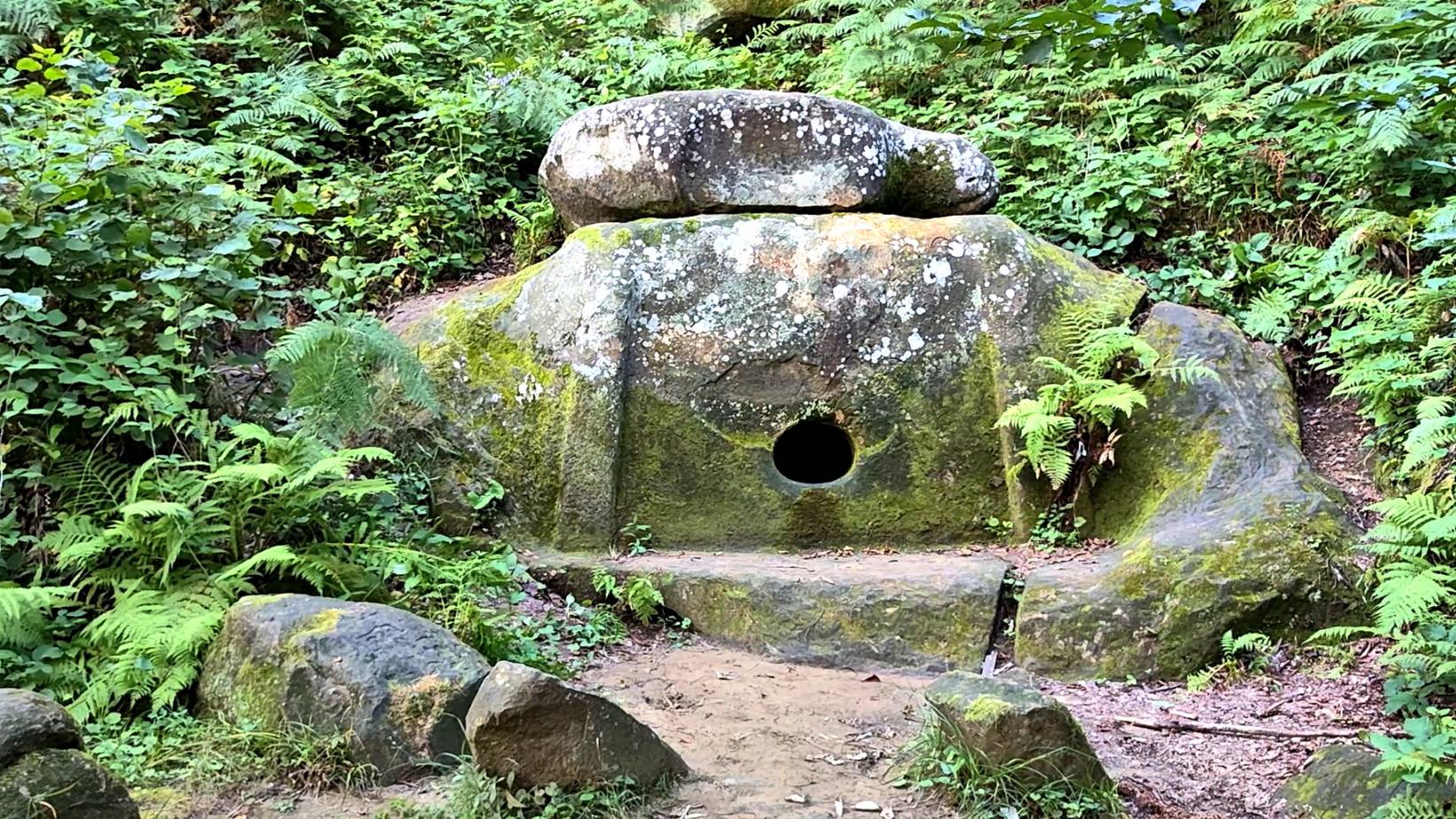 Видео 105 - Обзор трёх дольменов скальных полумонолитов (Лазаревский район)