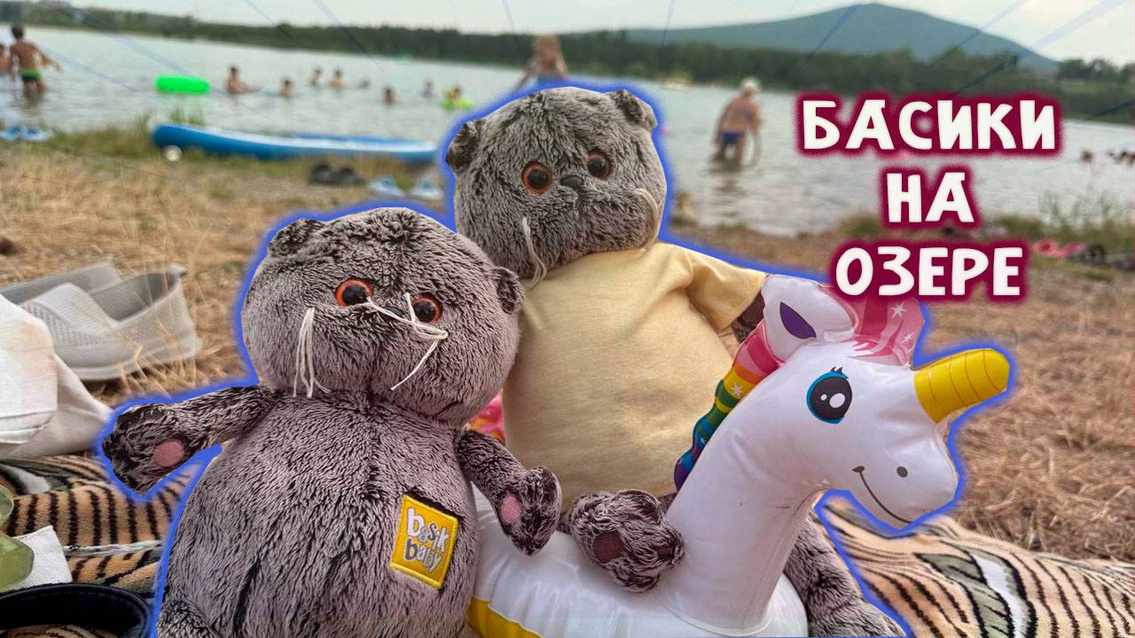 БАСИКИ НА ОЗЕРЕ ЛЕТОМ 🌊😹😻 БАСИКИ НА КАНИКУЛАХ НА ОЗЕРЕ 😸😺👀 КОТ БАСИК