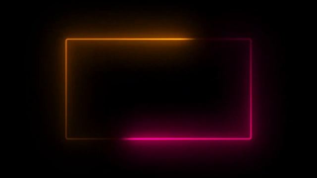 Футаж - Neon Frame [ Orange + Violet ] ¦ Фон для видео ¦ Все для видеомонтажа от SD