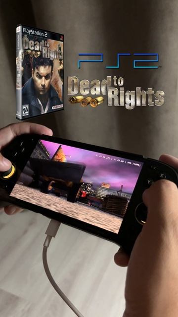 Retroid Pocket 5 - Dead to Rights 1-2 (PS2) #retroid #retroidpocket5 #ps2 #deadtorights #nostalgia