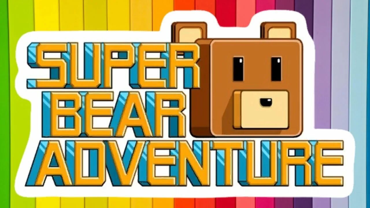 Играю в super bear adventure 3 часть.