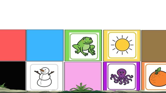 Игра на отработку и запоминание всех цветов Colour Jungles