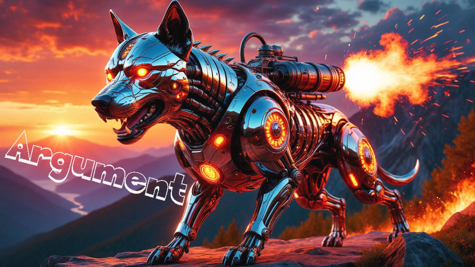 Боевая платформа типа робопес "Аргумент"