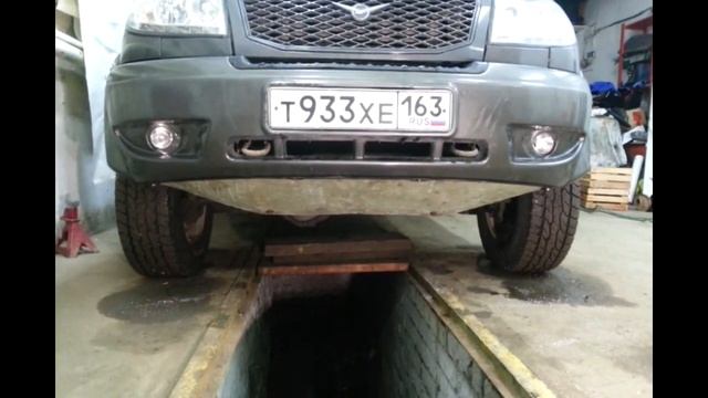 Воздушный пыльник под бампер УАЗ Патриот