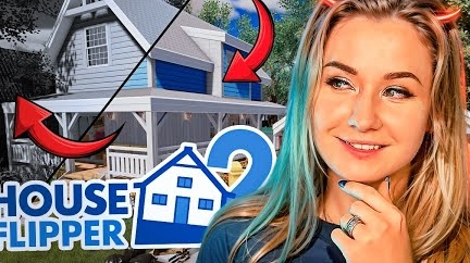 ЧЕРНО-БЕЛЫЙ РЕМОНТ ДОМА с Олегом // HOUSE FLIPPER 2