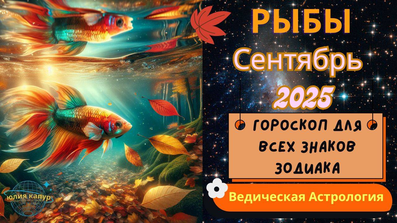 ♓Рыбы - гороскоп на Сентябрь 2025 года. От Юлии Капур