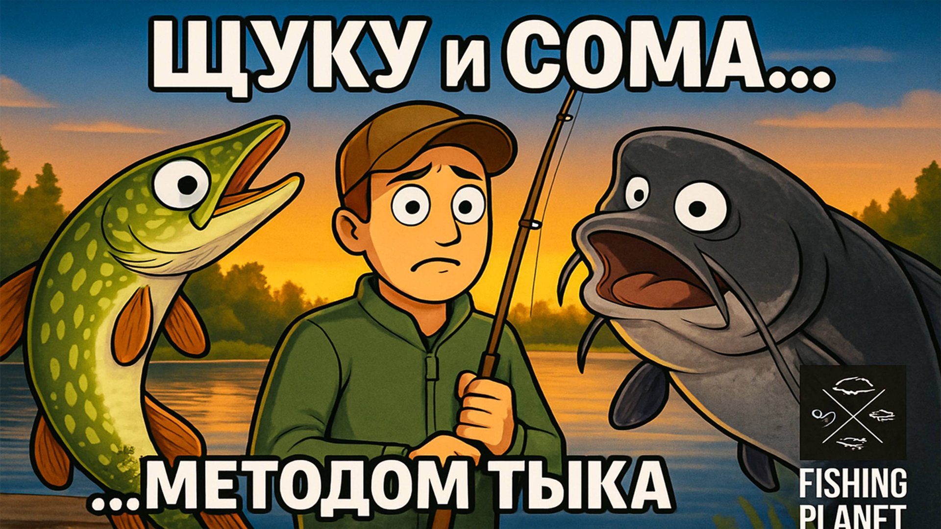 Учусь ловить щуку и сома... методом тыка 😅 | Fishing Planet