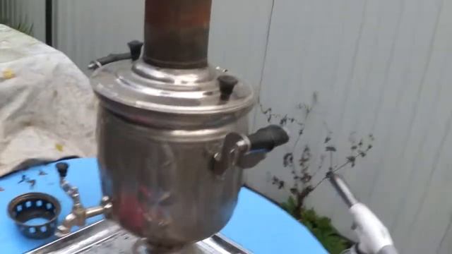 Самовар. На даче. Красота.