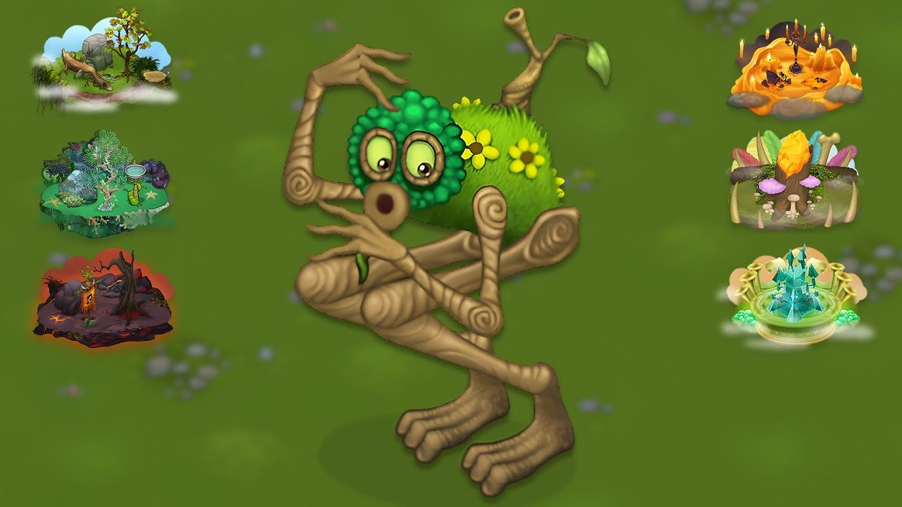 Кустива - Все Песни и Анимации Монстра (My Singing Monsters, Мои Поющие Монстры, Msm, Мсм)