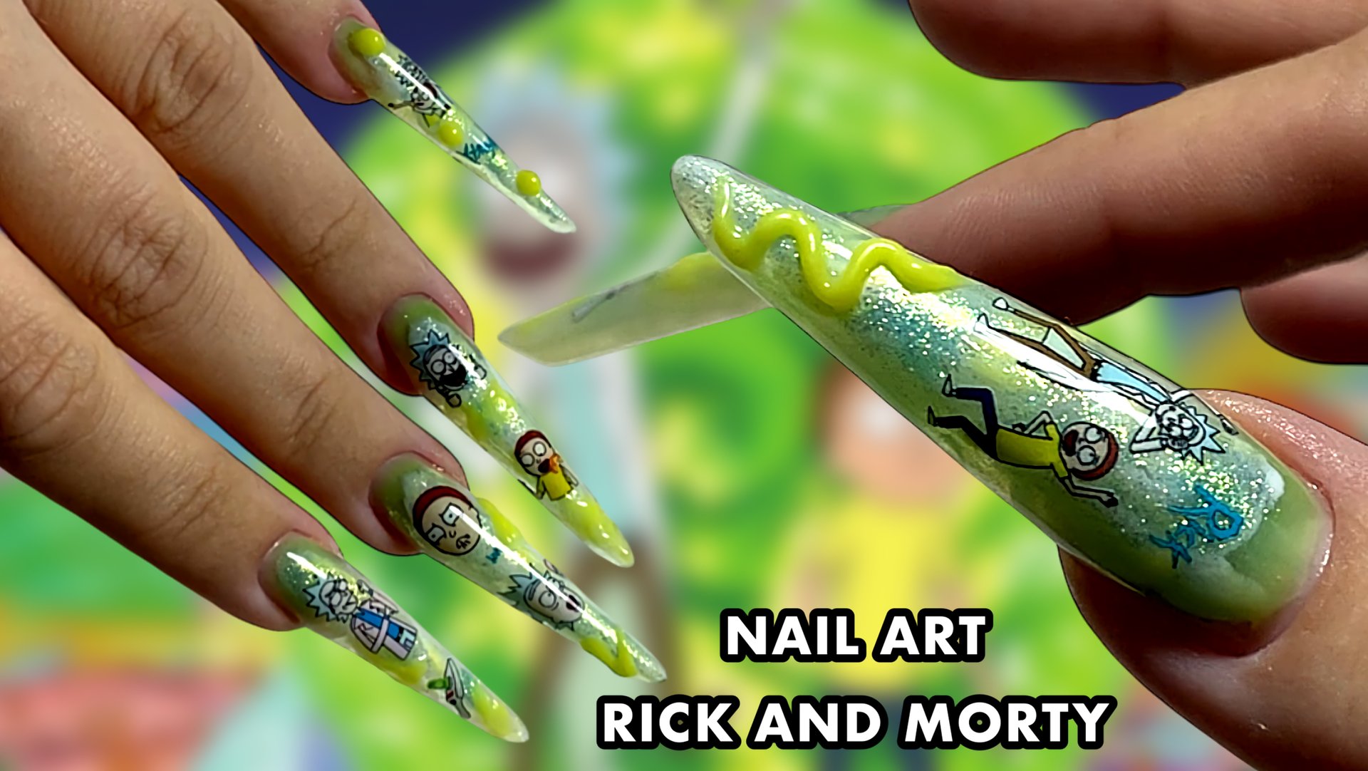 НЕРЕАЛЬНЫЙ МАНИКЮР Rick and Morty 😱 АРОЧНЫЙ МИНДАЛЬ, который даже Рик не смог объяснить