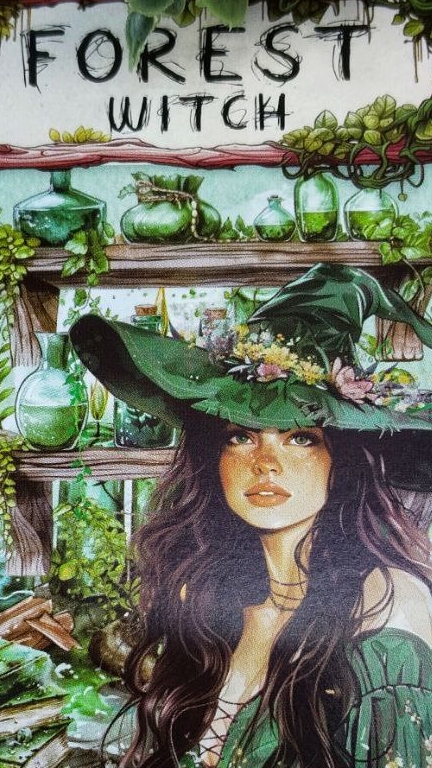 Распаковка наклеек "Лесная ведьма" ч.5 #распаковка #асмр #ведьма #природа #лес #магия #фэнтези