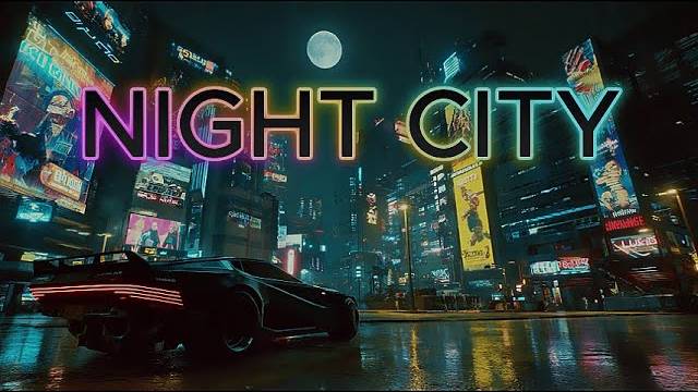 CYBERPUNK 2077 - NIGHT CITY / Ambient Relaxing Music